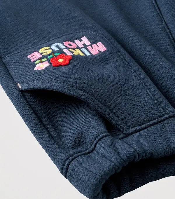 MIKI HOUSE Jersey Appliqué Sweatpants