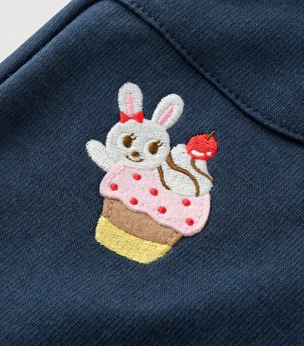 MIKI HOUSE Jersey Appliqué Sweatpants