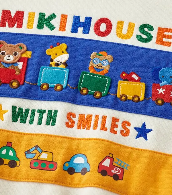 MIKI HOUSE Cotton Embroidered Sweatshirt