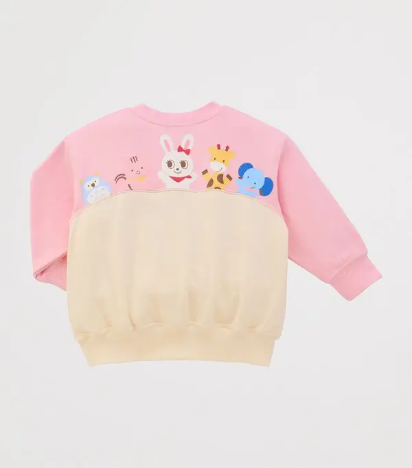 MIKI HOUSE Cotton Embroidered Sweatshirt