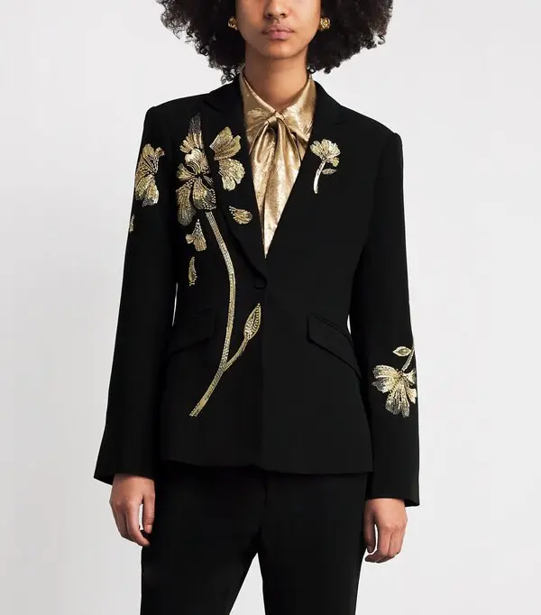 Cinq À Sept Gilded Peony Cheyenne Blazer