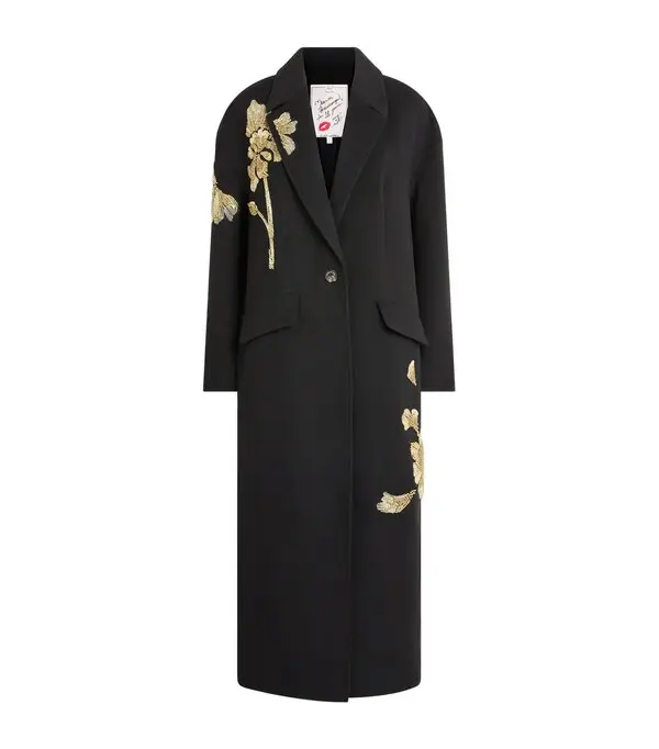 Cinq À Sept Gilded Peony Lilienne Coat