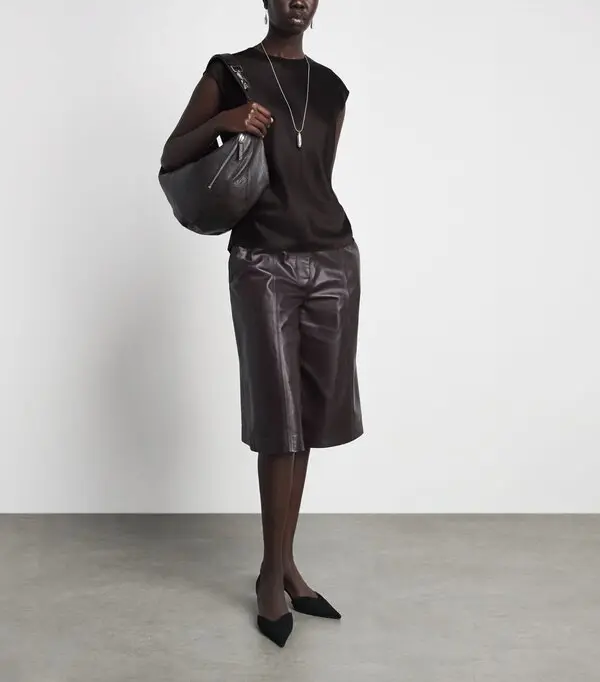 Vince Satin Sleeveless Blouse