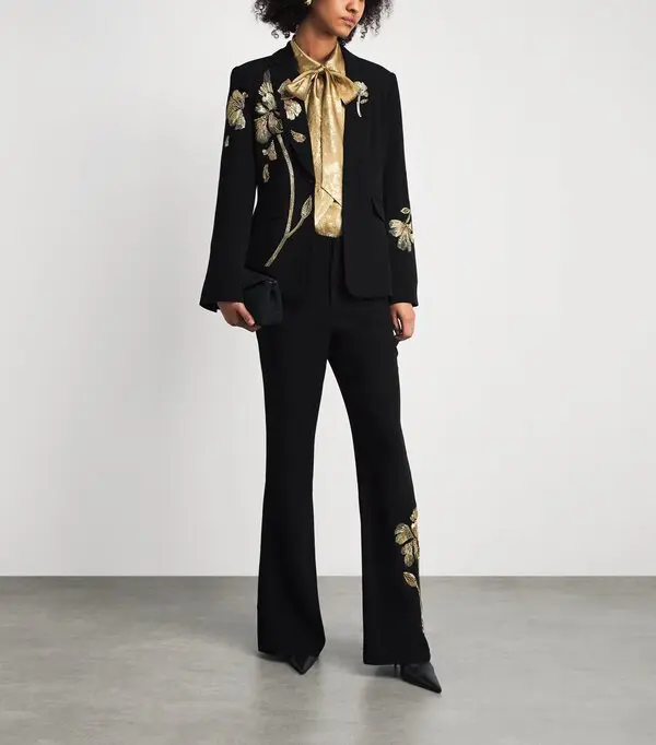 Cinq À Sept Gilded Peony Camillia Blouse