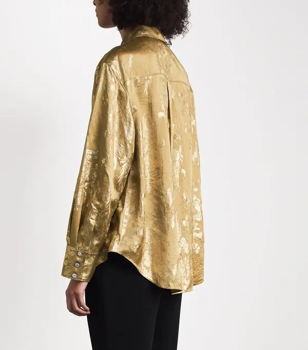 Cinq À Sept Gilded Peony Camillia Blouse