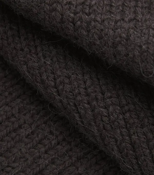 Our Legacy Merino Wool-alpaca Mock Roundneck Sweater