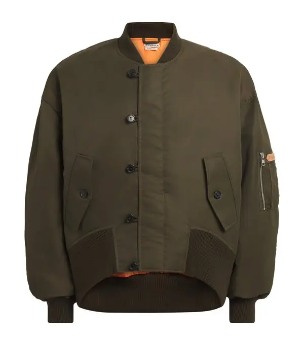 JW Anderson Oversized Tipped Hem Bomber Jacket