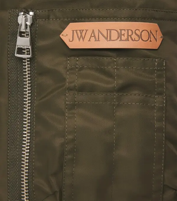 JW Anderson Oversized Tipped Hem Bomber Jacket