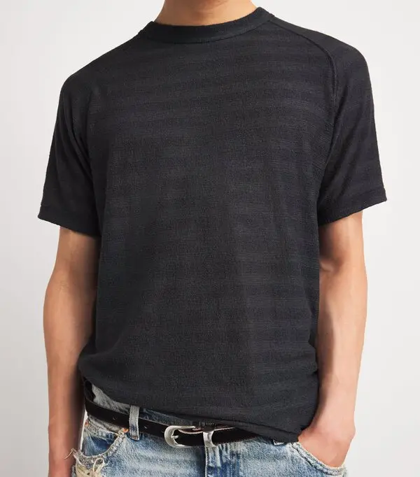 Our Legacy Wool-blend Stripe Arcade T-shirt