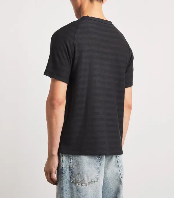 Our Legacy Wool-blend Stripe Arcade T-shirt