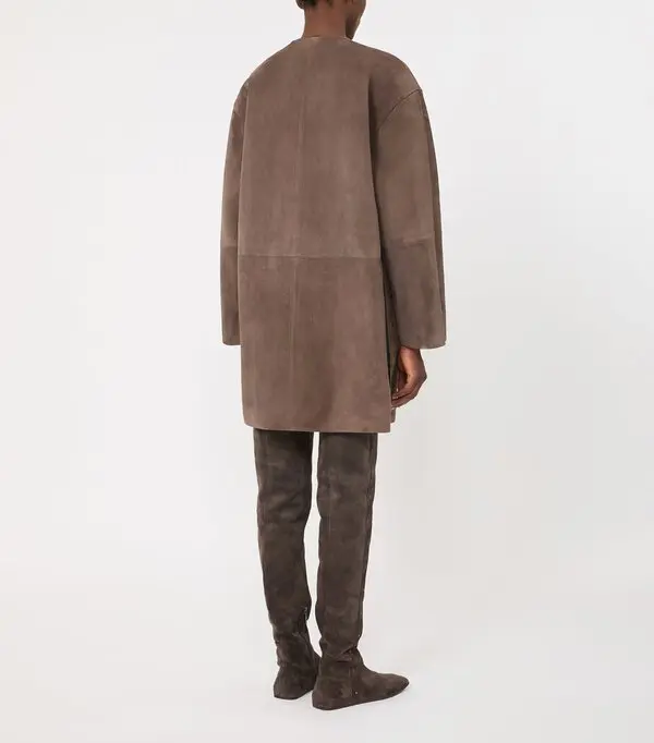 Max Mara Goat Suede Coat