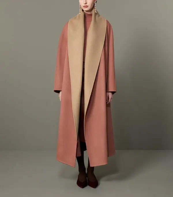 Max Mara Cashmere Reversible Foulard Coat