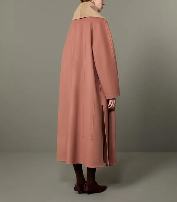 Max Mara Cashmere Reversible Foulard Coat