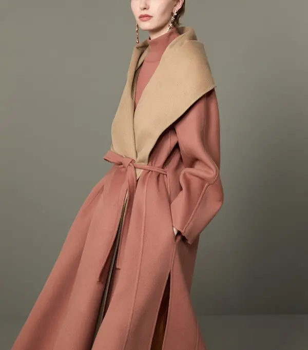 Max Mara Cashmere Reversible Foulard Coat