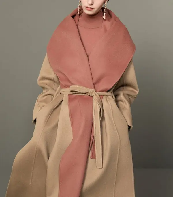 Max Mara Cashmere Reversible Foulard Coat