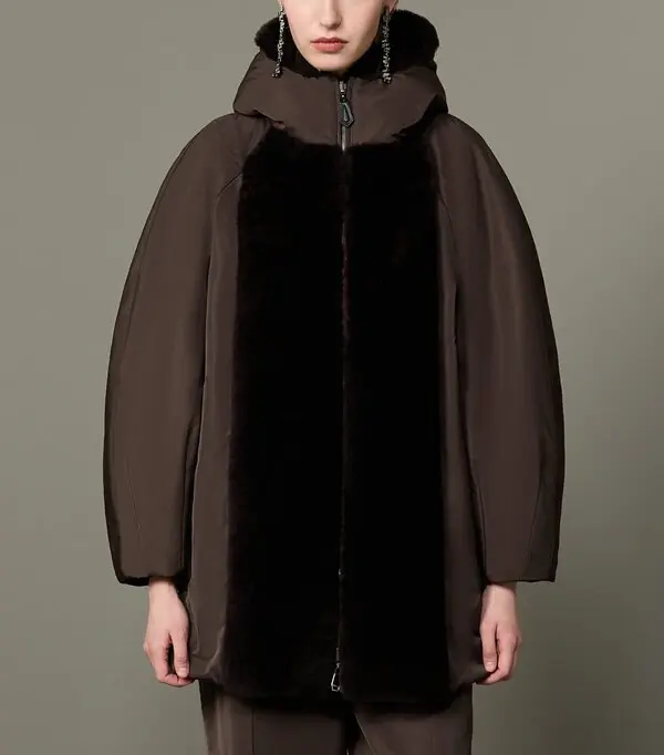 Max Mara Down-padded Cashmere-lined Reversible Jacket