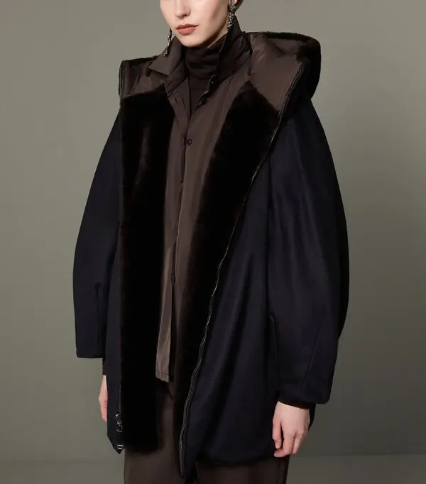 Max Mara Down-padded Cashmere-lined Reversible Jacket