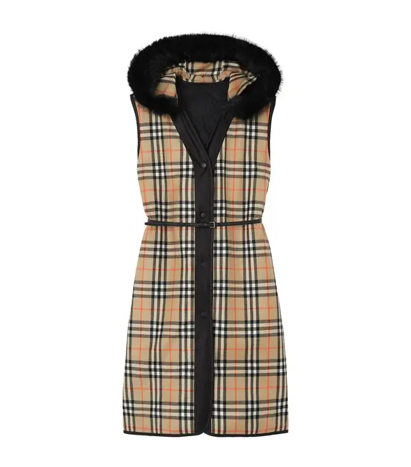 Burberry Reversible Check Gilet