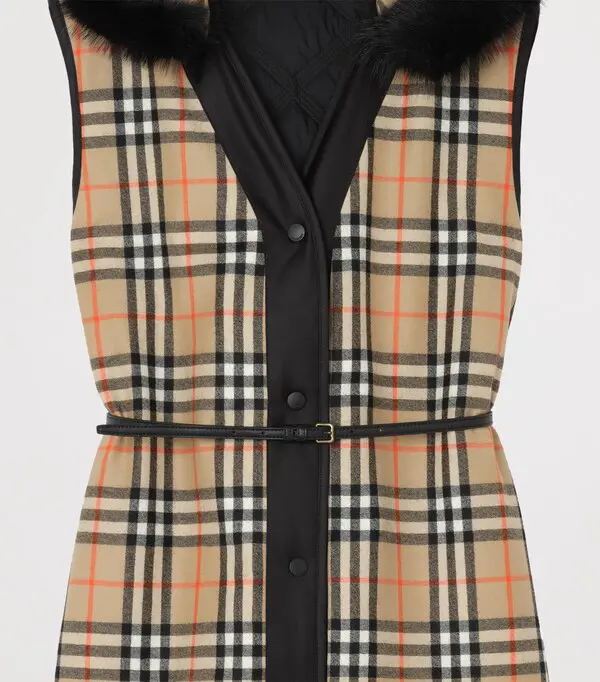 Burberry Reversible Check Gilet