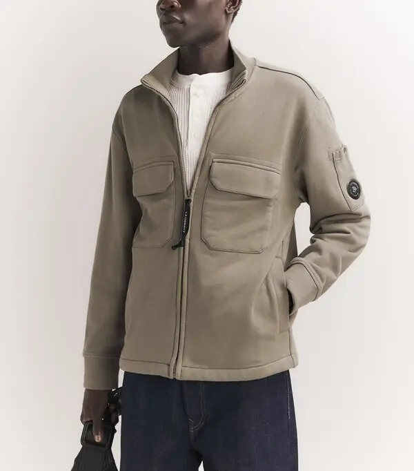 C.P. COMPANY Cotton Zip-up Sweatshirt