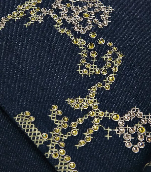 Tory Burch Embellished Bootcut Jeans