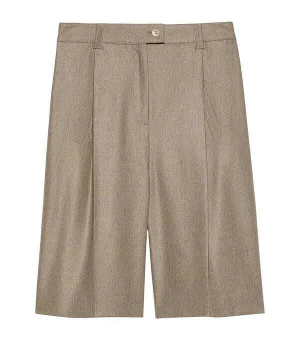 Max & Co. Virgin Wool-blend Shorts