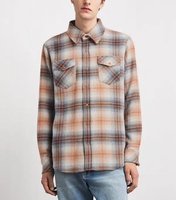 GOD'S TRUE CASHMERE Cashmere Tartan Ironwood Shirt