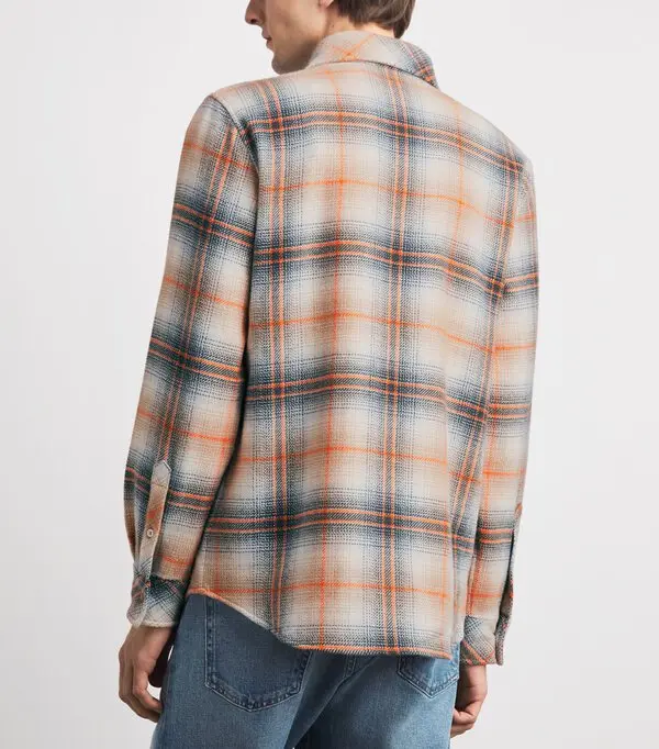 GOD'S TRUE CASHMERE Cashmere Tartan Ironwood Shirt