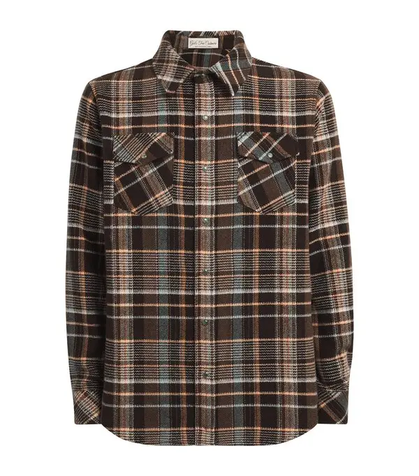 GOD'S TRUE CASHMERE Cashmere Plaid Wilderness Shirt