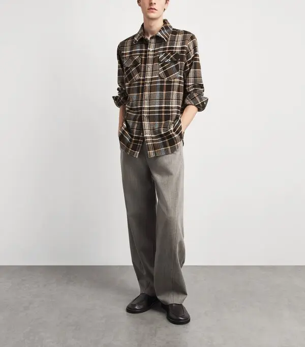 GOD'S TRUE CASHMERE Cashmere Plaid Wilderness Shirt