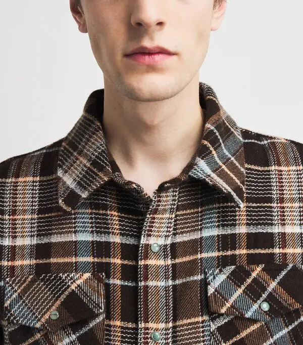 GOD'S TRUE CASHMERE Cashmere Plaid Wilderness Shirt