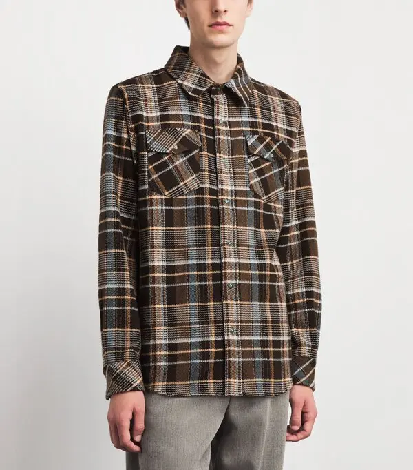 GOD'S TRUE CASHMERE Cashmere Plaid Wilderness Shirt