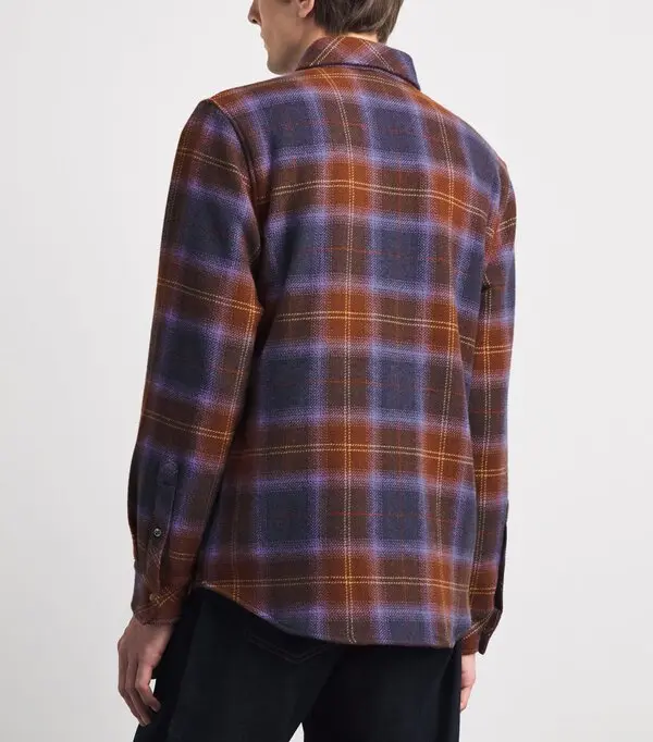 GOD'S TRUE CASHMERE Cashmere Tartan Vulcan Shirt