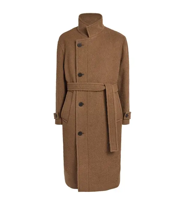WOOYOUNGMI Wool-blend Belted Overcoat