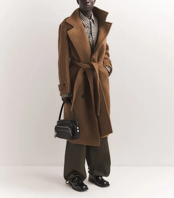 WOOYOUNGMI Wool-blend Belted Overcoat