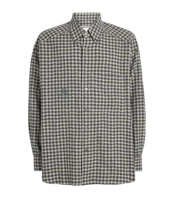 WOOYOUNGMI Cotton-wool Check Shirt