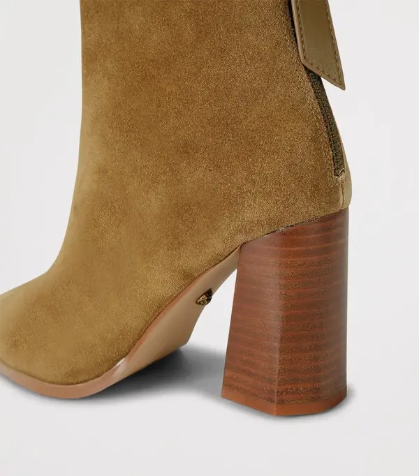 Kurt Geiger Suede Lilly Heeled Ankle Boots