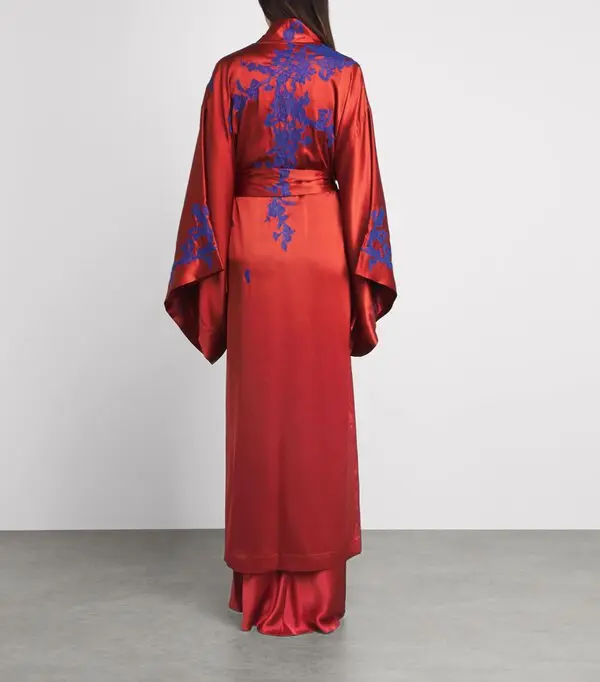 TORLOWEI Silk Tokoni Long Robe