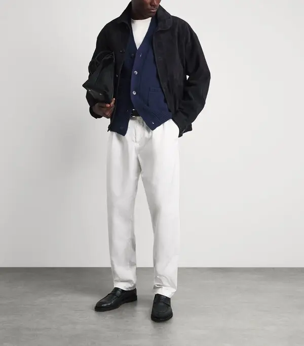 Canali Alpaca-blend V-neck Cardigan