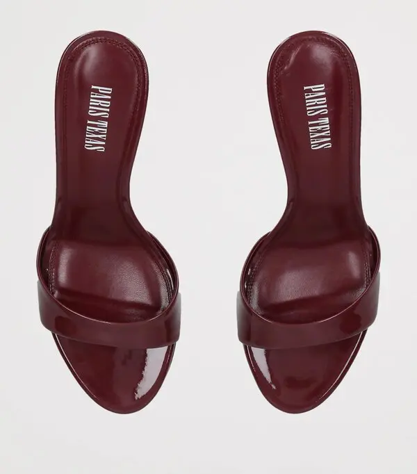 Paris Texas Patent Leather Lidia Mules 70
