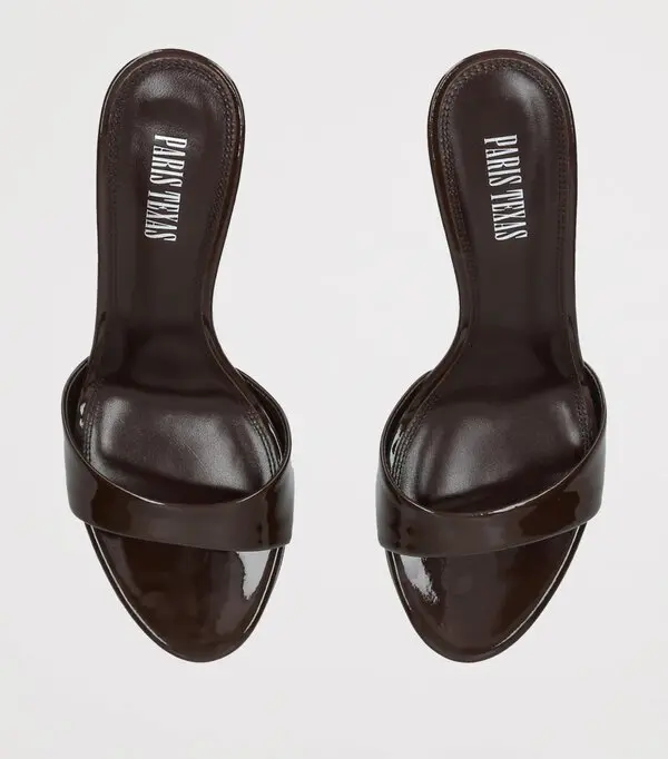 Paris Texas Patent Leather Lidia Mules 70