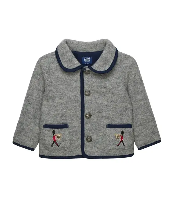Trotters Wool Jude Guardsman Jacket - Grey