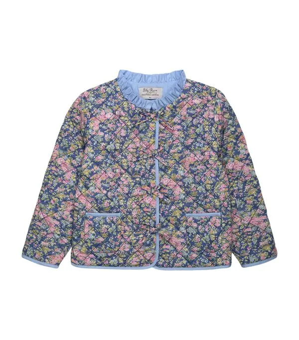 Trotters Cotton Tatum Quilted Jacket - Blue