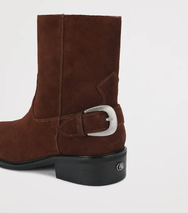 Kurt Geiger Suede Patterson Ankle Boots