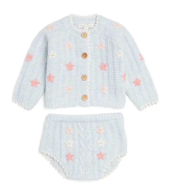 LOUISE MISHA Knitted Mony Cardigan And Bloomers