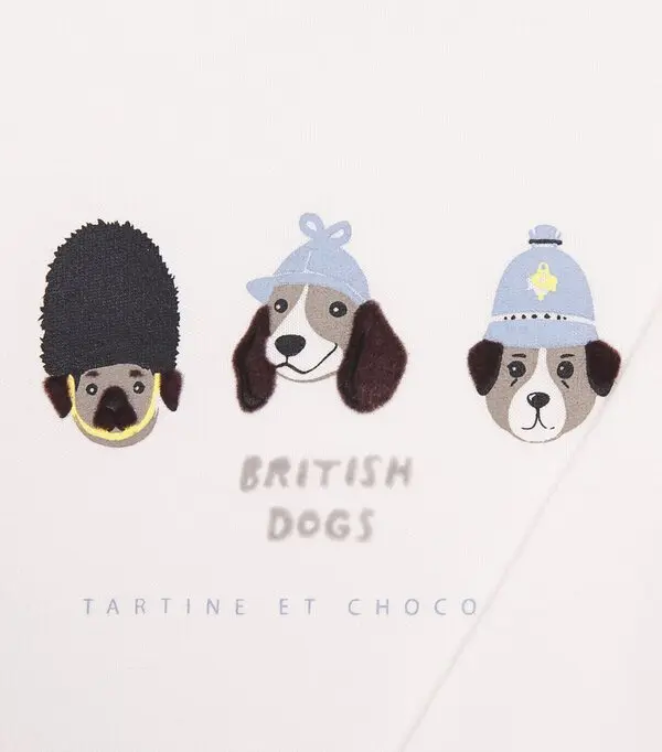 TARTINE ET CHOCOLAT Cotton British Dogs T-shirt