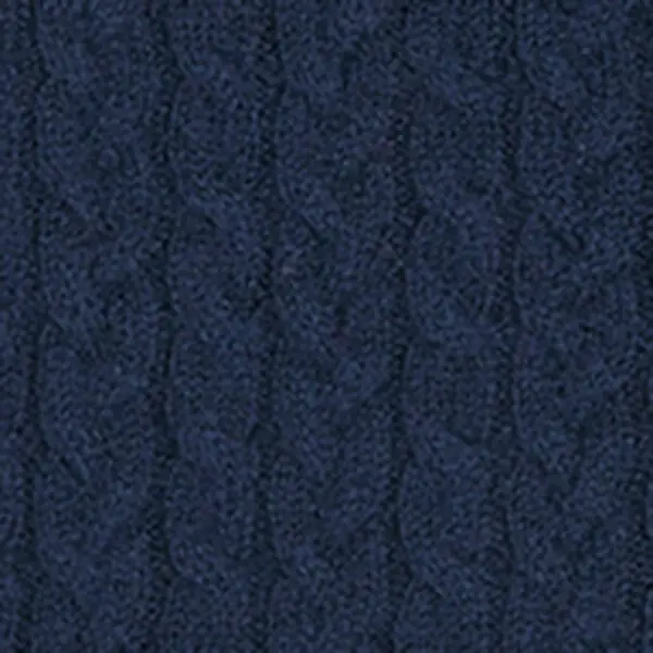 TARTINE ET CHOCOLAT Wool Cable-knit Polo Sweater