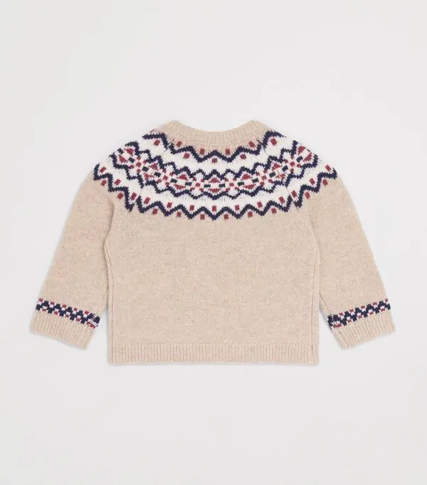 TARTINE ET CHOCOLAT Wool Jacquard Sweater
