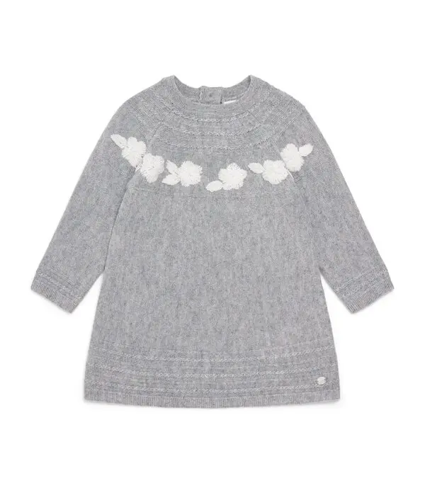 TARTINE ET CHOCOLAT Knitted Embroidered Dress