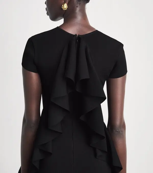 Jacquemus Knitted Ruffle Poisson Dress